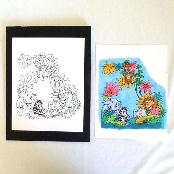 Pat Binder | Art | Ooak Hand Inked Original Color Artwork Animals ...
